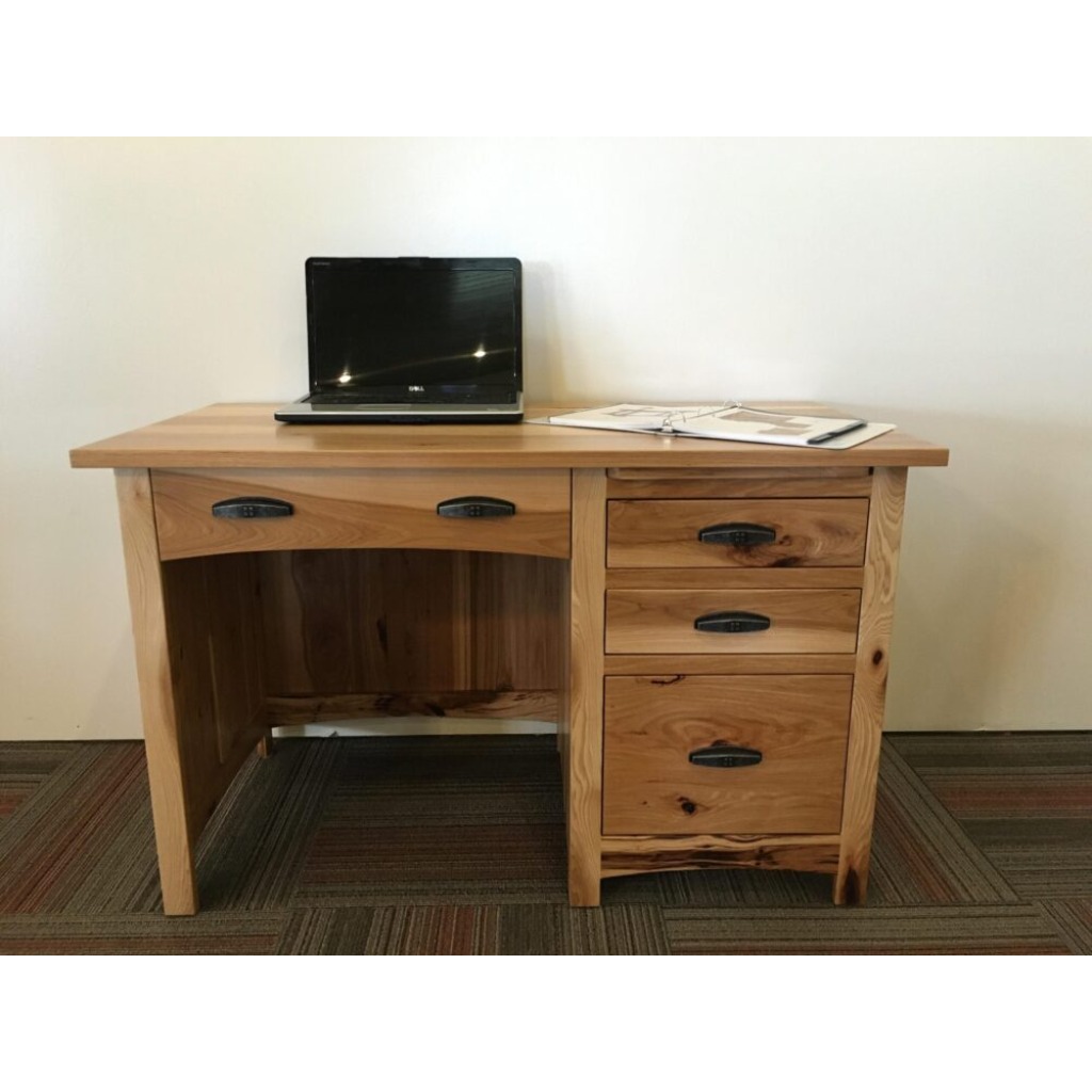 Rustic Hickory Teacher’s Desk – Wheatstate Wood Design