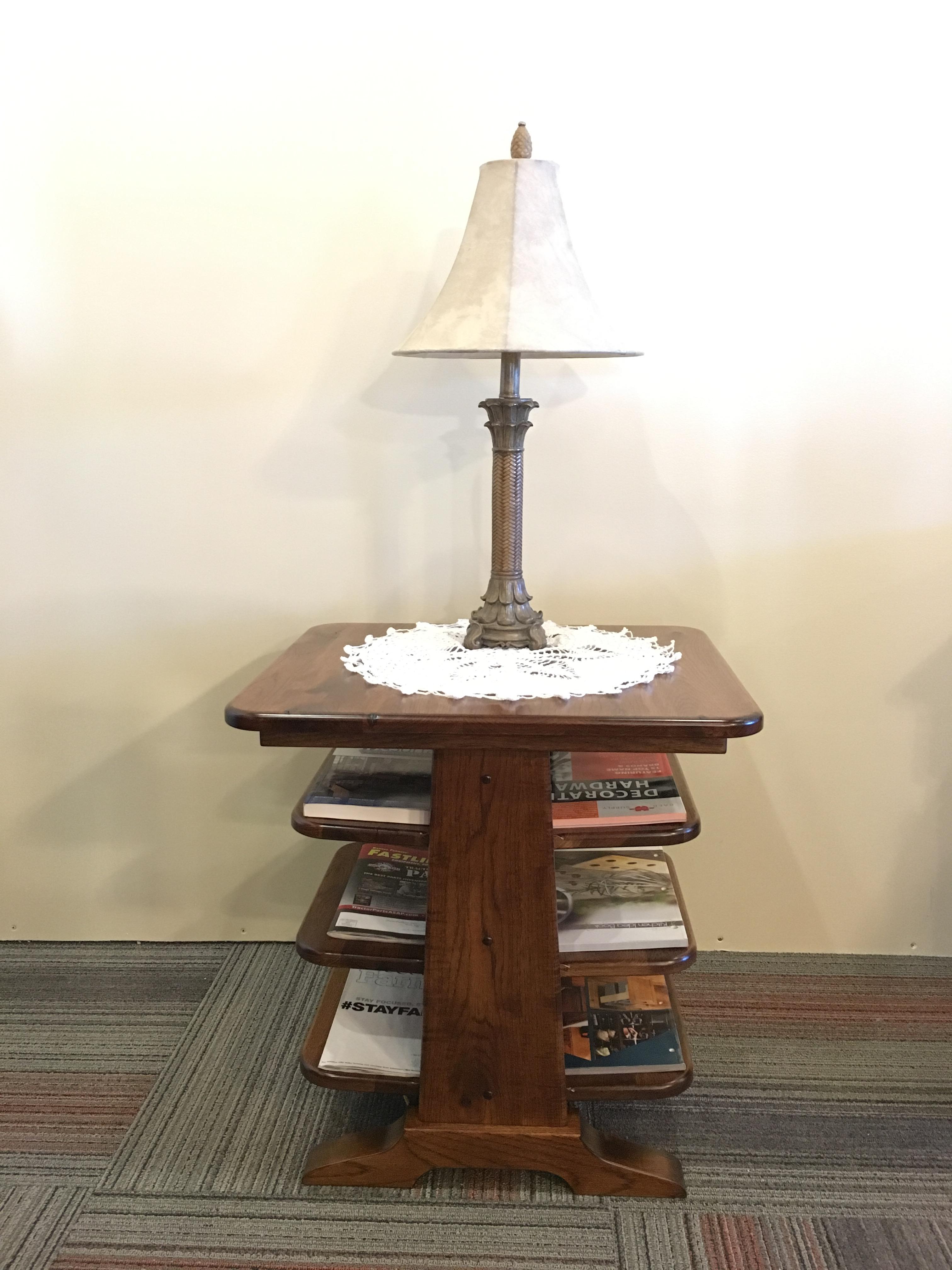 Rustic Hickory Magazine Rack – Wheatstate Wood Design