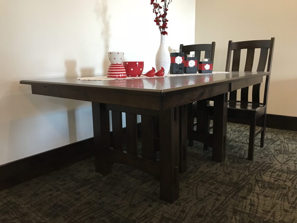 Mission Straight Leg Table – Wheatstate Wood Design