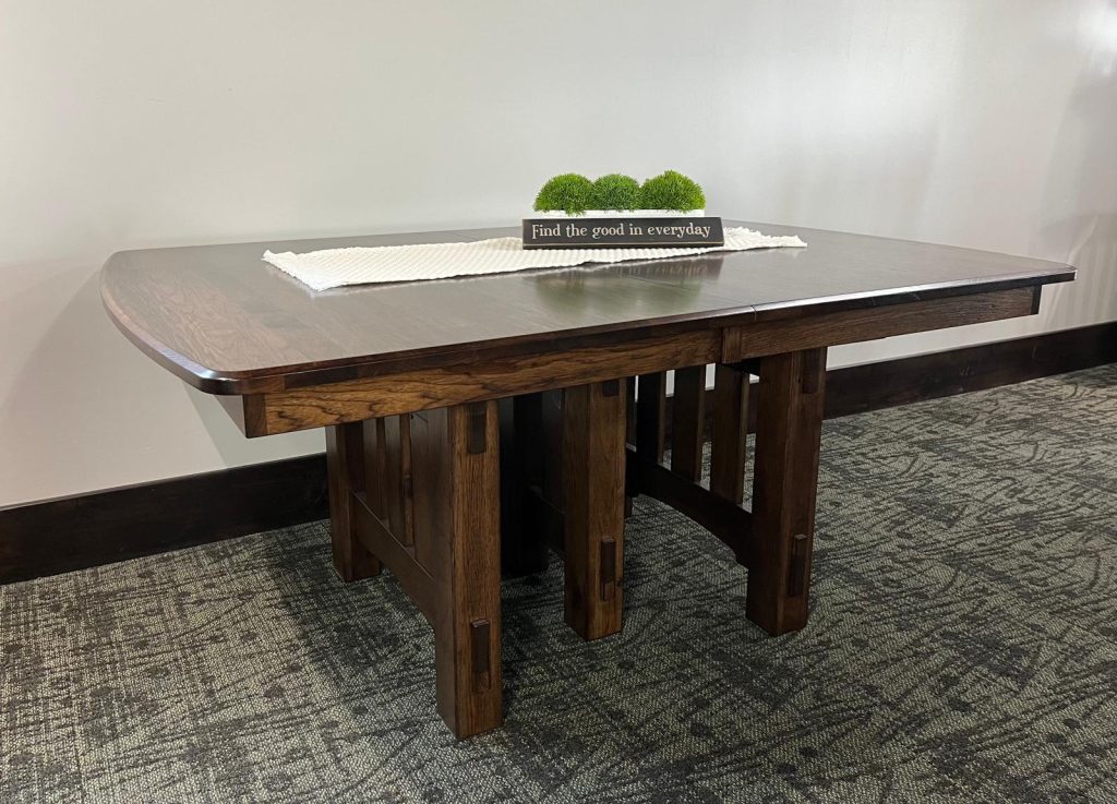 4 Cambridge Dining Table (Red Oak) – Wheatstate Wood Design